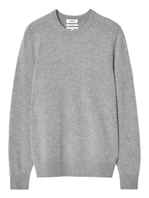 Cos COS Pure Cashmere Sweater Gray