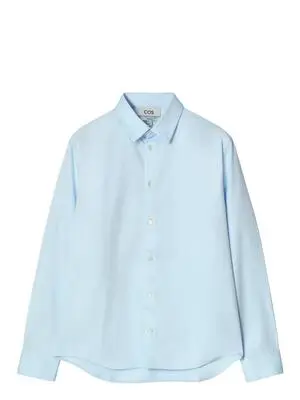 Cos Tailored Cotton Shirt Blue