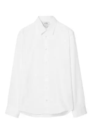 Cos Tailored Cotton Shirt White