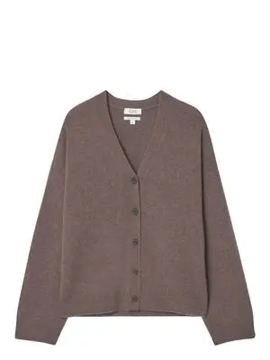 Cos Cashmere Cardigan Brown