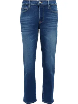 FRAME Le Nouveau Straight Leg Jeans - Blue