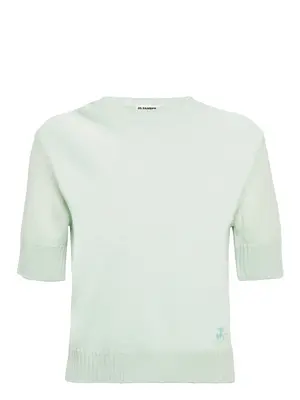 JIL SANDER Wool Top - Green