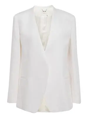 Chloé Linen Blazer - White