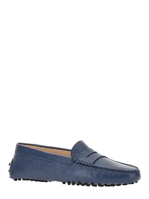 TOD'S City Gommino Drivers Blue Leather