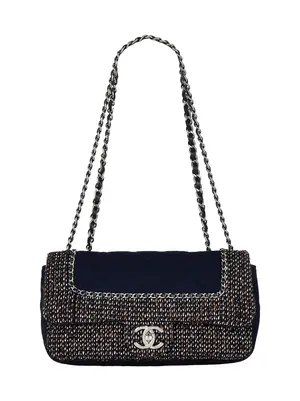 CHANEL Chanel Tweed Flap Bag
