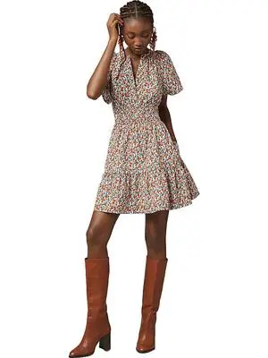 THE SOMERSET COLLECTION BY ANTHROPOLOGIE The Somerset Collection By Anthropologie Somerset Mini Dress Beige