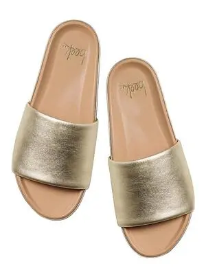 Beek Pelican Slide Sandals Platinum
