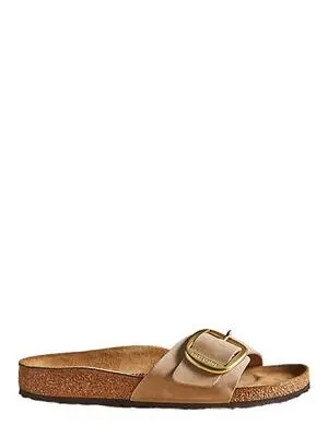 BIRKENSTOCK Madrid Big Buckle Nubuck Sandals - Sandcastle