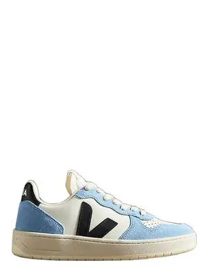 VEJA V-10 Sneakers - Pure/black/aqua
