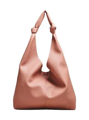 Anthropologie Love Knot Slouchy Bag Mauve