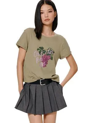 Maeve Maeve The Caitl Boxy Tee Olive