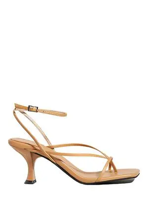 Jeffrey Campbell Fluxx Kitten Heels - Nude