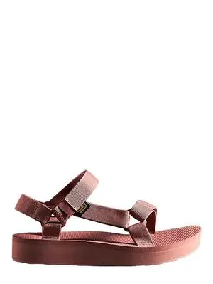 Anthropologie Teva Universal Midform Sandals Pink