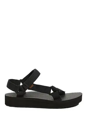 Anthropologie Teva Universal Midform Sandals - Solid Black