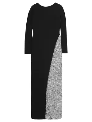 Givenchy Sequin-embellished Crepe Gown - Black