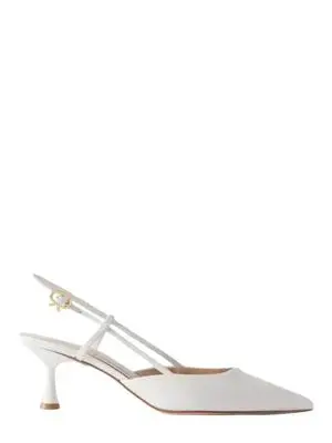 GIANVITO ROSSI Gianvito Rossi Ascent 55 Leather Slingback Pumps