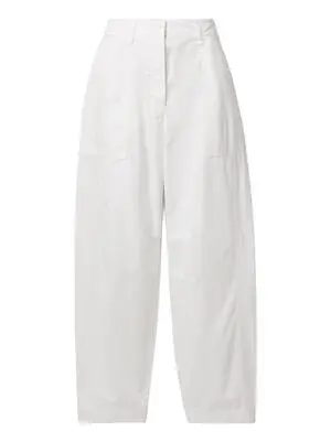 Matteau Cotton-twill Straight-leg Cargo Pants - White