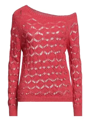 PINK MEMORIES PINK MEMORIES Knitted Lightweight Sweater Red