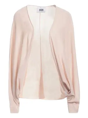 Alpha Studio Viscose And Polyester Cardigan Pink