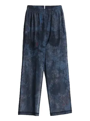 Alexander McQueen Straight Leg Pants Blue