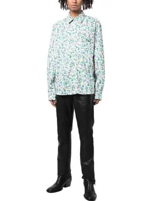 MARINE SERRE Floral-print Shirt - Multicolour