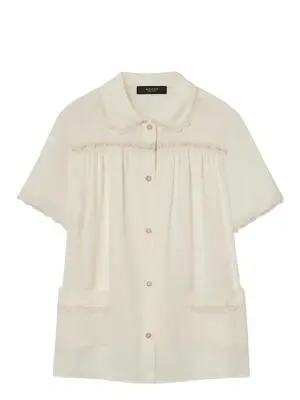 Gucci Silk Crêpe De Chine Shirt - White