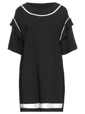 Moschino Mini Dress In Viscose And Elastane - Black