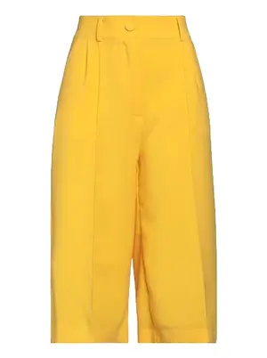 HEBE STUDIO Crepe Culottes - Yellow