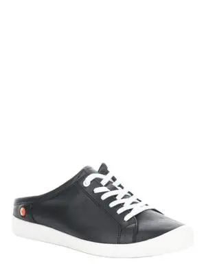 Fly London Softinos By Fly London Idle Leather Sneakers Black Smooth Leather
