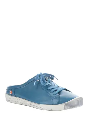 Fly London Softinos By Fly London Idle Leather Sneakers Blue Denim Washed