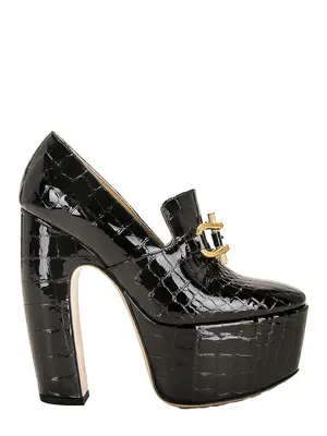 Bottega Veneta Madame Platform Pumps - Black
