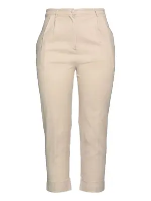 HEBE STUDIO HEBE STUDIO Tapered Cropped Pants Beige