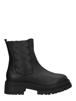 BALDININI Ankle Boots In Calfskin - Black