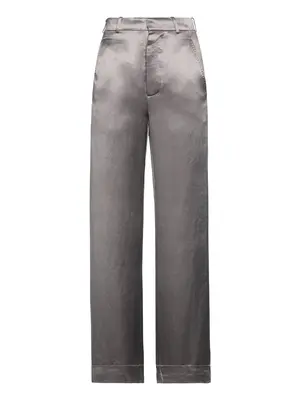 ANN DEMEULEMEESTER ANN DEMEULEMEESTER Acetate Straight-Leg Pants Khaki