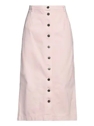 Raf Simons RAF SIMONS Denim Flared Skirt Pink