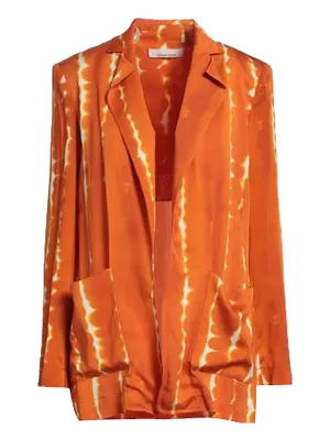 Liviana Conti Single-breasted Jacket - Orange
