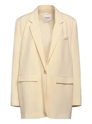 OTTOD'AME OTTOD'AME Single-Breasted Blazer Sand