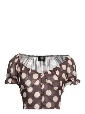TPN TPN Polka-Dot Top Brown