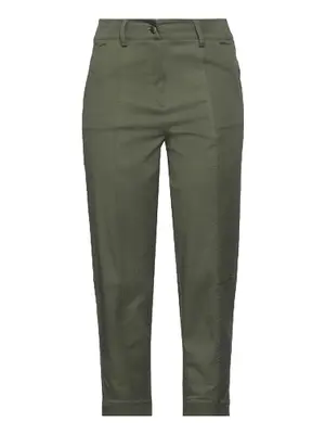 CRISTINA ROCCA CRISTINA ROCCA High Waisted Tapered Leg Chinos Green