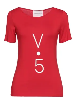 VICARIO CINQUE VICARIO CINQUE Logo-Print T-Shirt Red