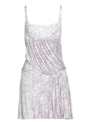 GIOVANNI BEDIN GIOVANNI BEDIN Viscose Mini Dress Light Purple