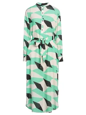 OTTOD'AME OTTOD'AME Maxi Shirt Dress Green