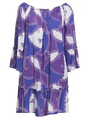 IU RITA MENNOIA IU RITA MENNOIA Mini Dress Purple
