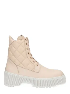 BALDININI BALDININI Ankle Combat Boots Beige