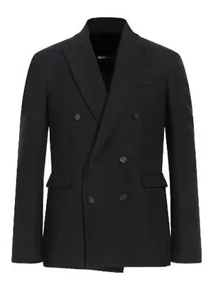 Patrizia Pepe Blazer Viscose Linen - Black