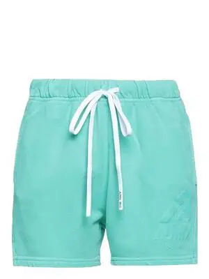 AUTRY Cotton Blend Bermuda Shorts Blue