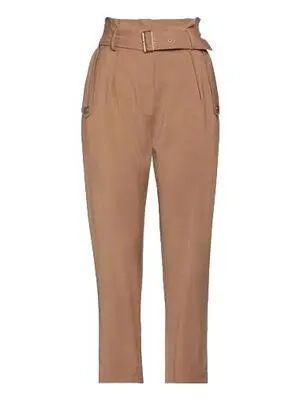 Elisabetta Franchi Tapered Viscose Blend Pants Beige