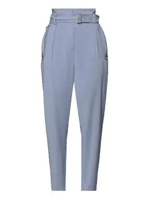 Elisabetta Franchi Tapered Viscose Blend Pants Blue