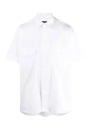 Giorgio Armani Short-sleeve Button-up Shirt - White