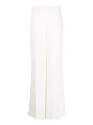 Stella McCartney High-waisted Flared Trousers - White